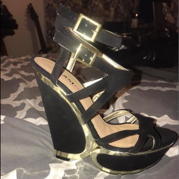 JustFab | Shoes | Just Fab Wedges Size 7 | Poshmark